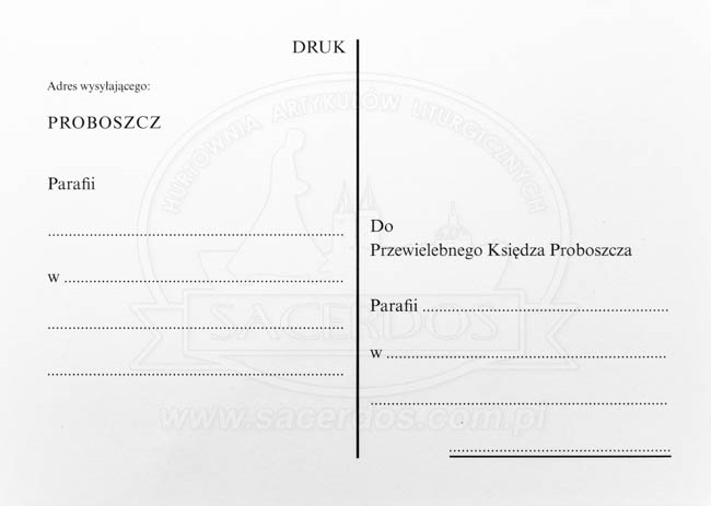 Ne Temere - Hurtownia Artykułów Liturgicznych "SACERDOS"