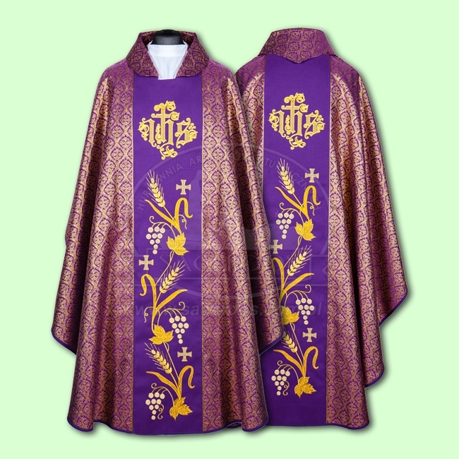 Ornat fioletowy (9) - Hurtownia Artykułów Liturgicznych "SACERDOS"