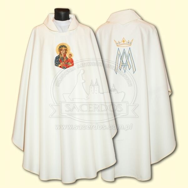 Ornat złoty - Jezus Miłosierny - Hurtownia Artykułów Liturgicznych "SACERDOS"