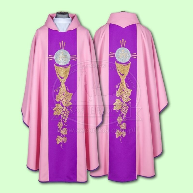 Ornat różowy (1) - Hurtownia Artykułów Liturgicznych "SACERDOS"