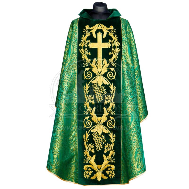 Ornat zielony (15) - Hurtownia Artykułów Liturgicznych "SACERDOS"