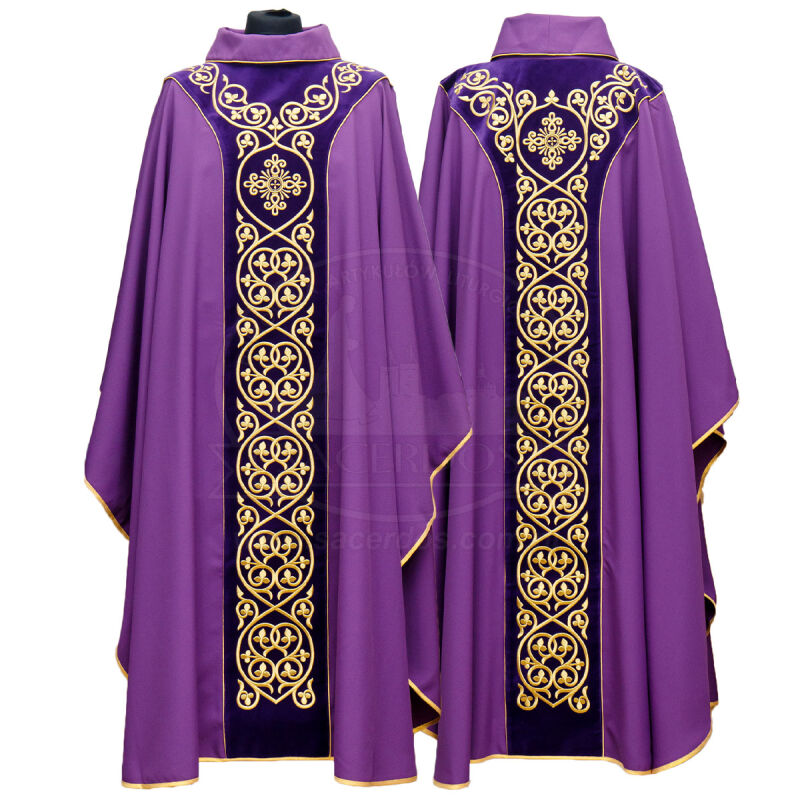 Ornat fioletowy (23) - Hurtownia Artykułów Liturgicznych "SACERDOS"